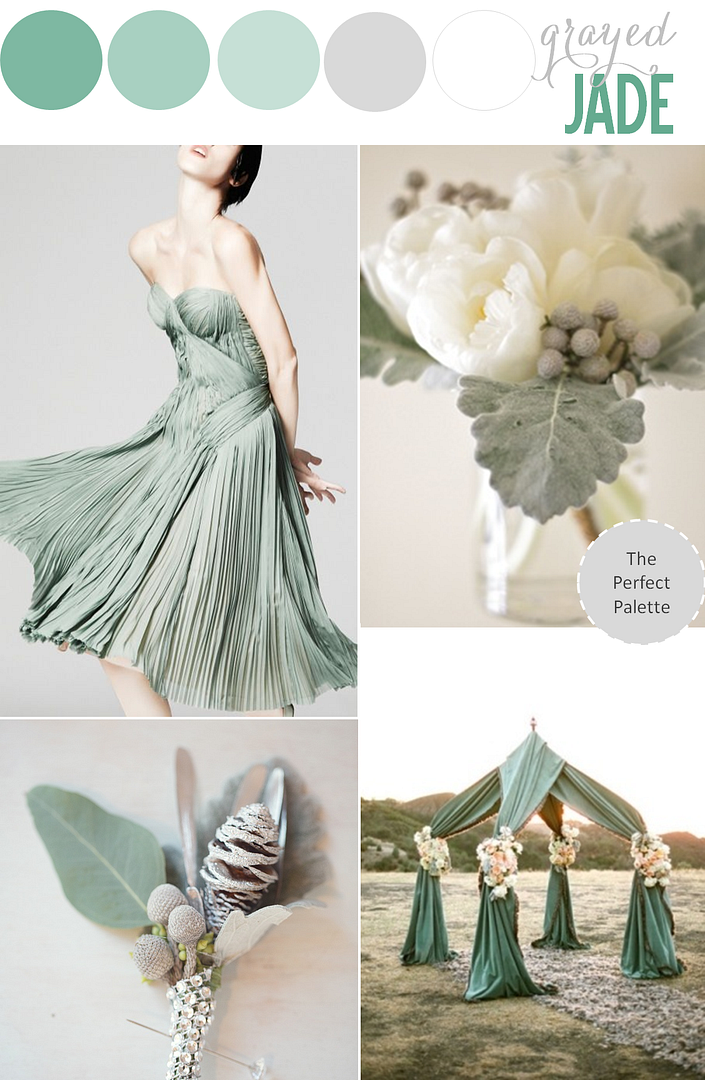 Pantone Palette | Grayed Jade! | The Perfect Palette